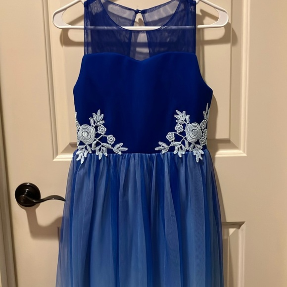 My Michelle | Dresses | Euc My Michelle Girls 4 Maxi Dress Variegated ...